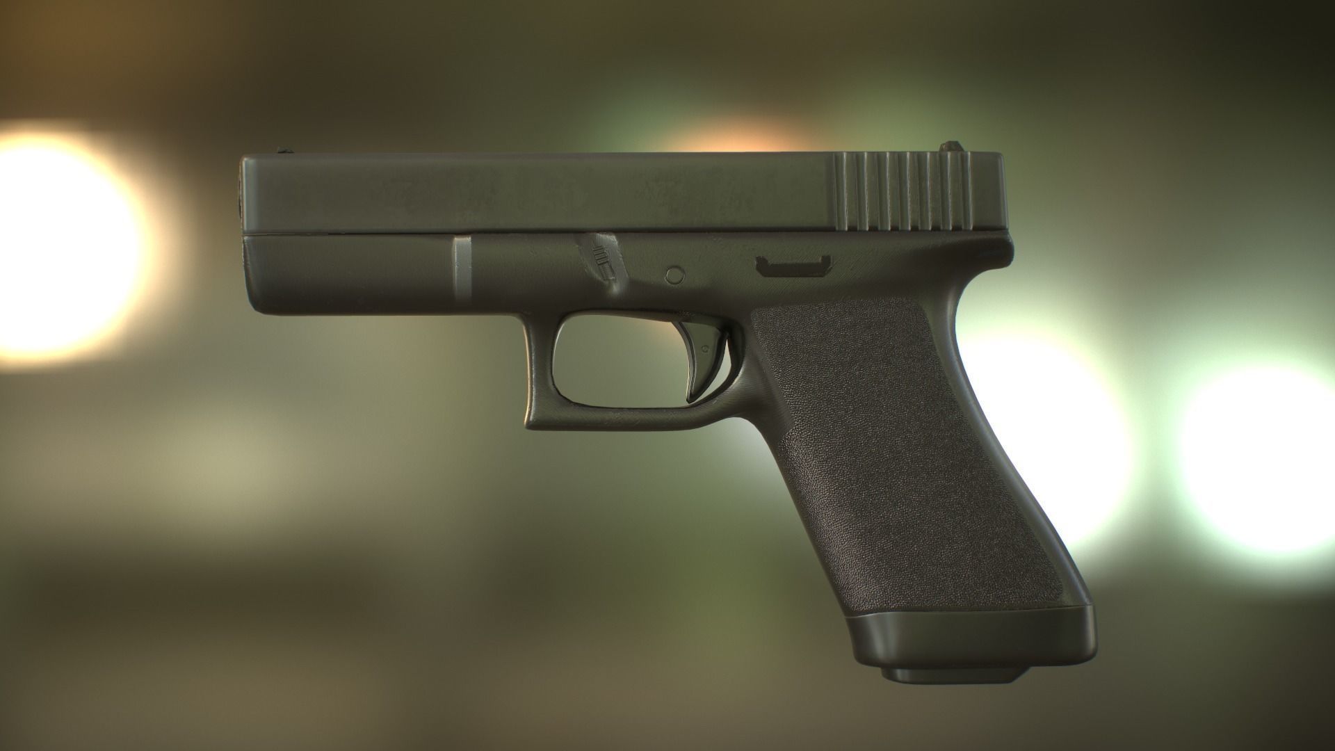 3D model Glock - 17 VR / AR / low-poly | CGTrader