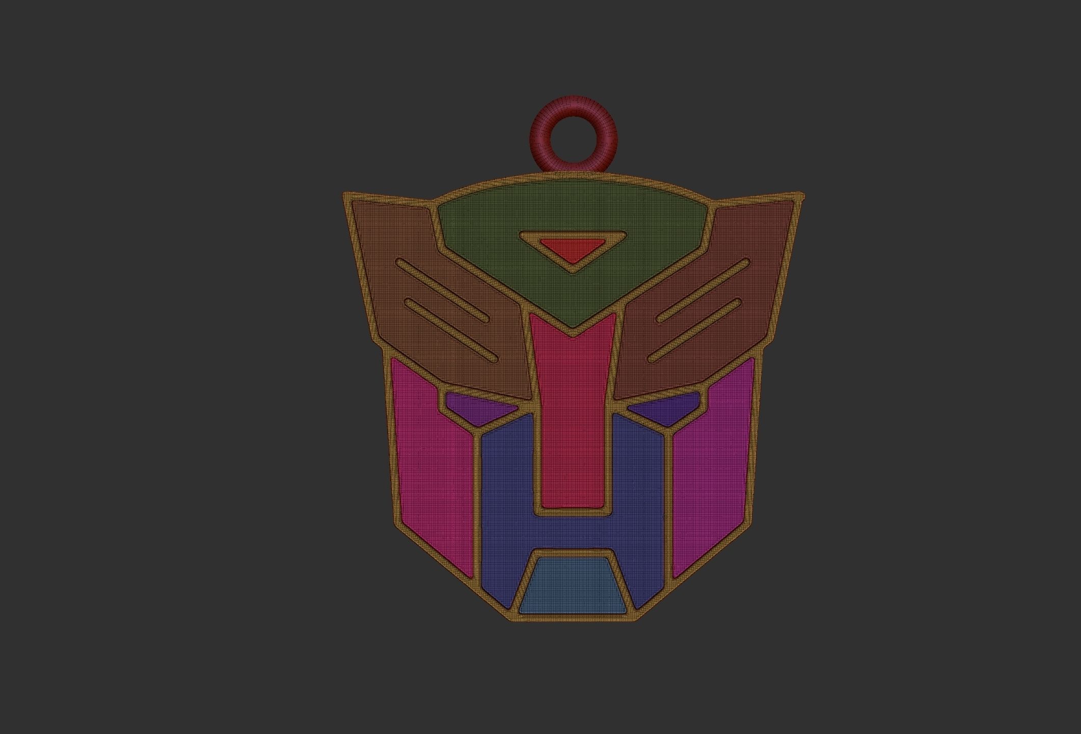 transformer pentant 3d printable model 3D model 3D printable | CGTrader