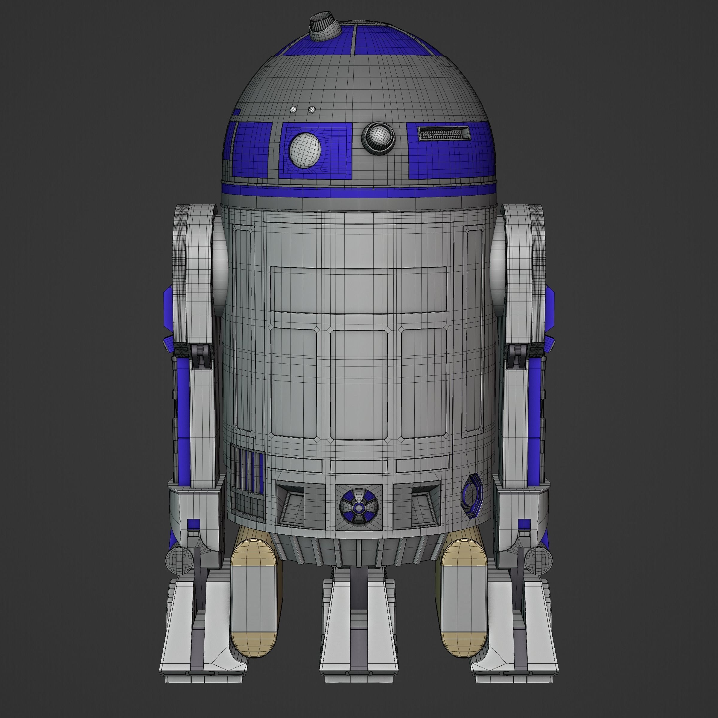 R2-D2 3D Model 3D model | CGTrader