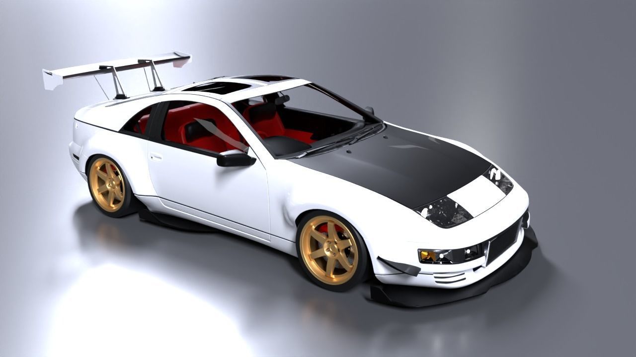Nissan 300ZX Tenshi Zeta 3D model | CGTrader