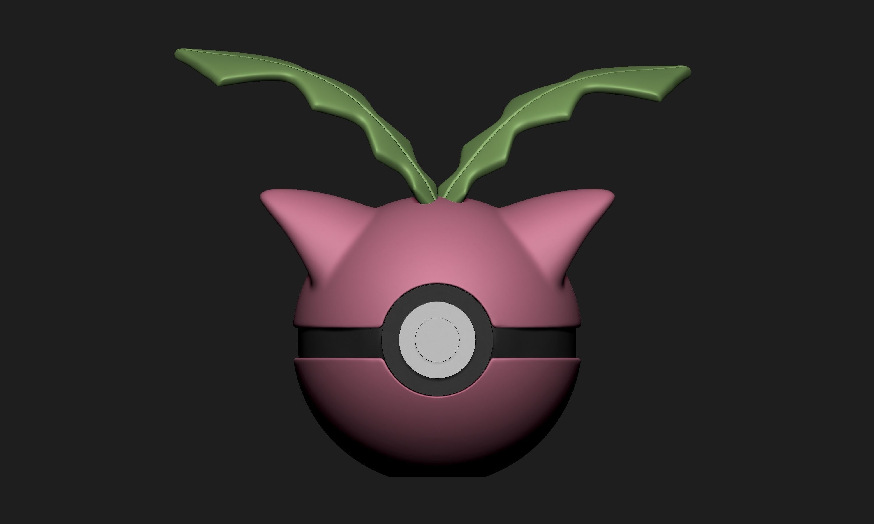 Pokemon Hopip Pokeball 3D model 3D printable | CGTrader