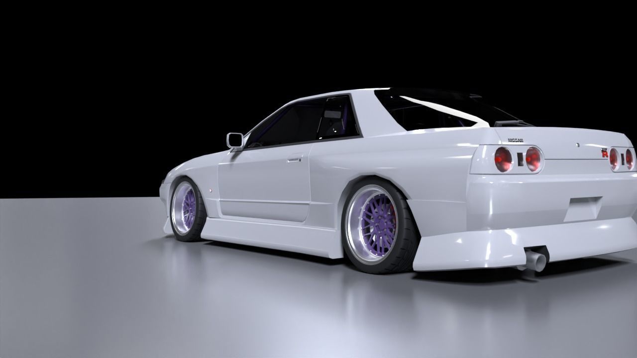 Nissan Skyline R32 Tuning 3D model | CGTrader