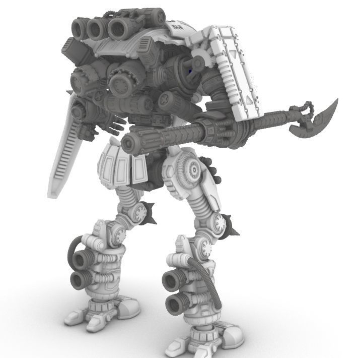Rebellious Orbital Colony Cavalier-28mm Orbital Assault Mech 3D model ...