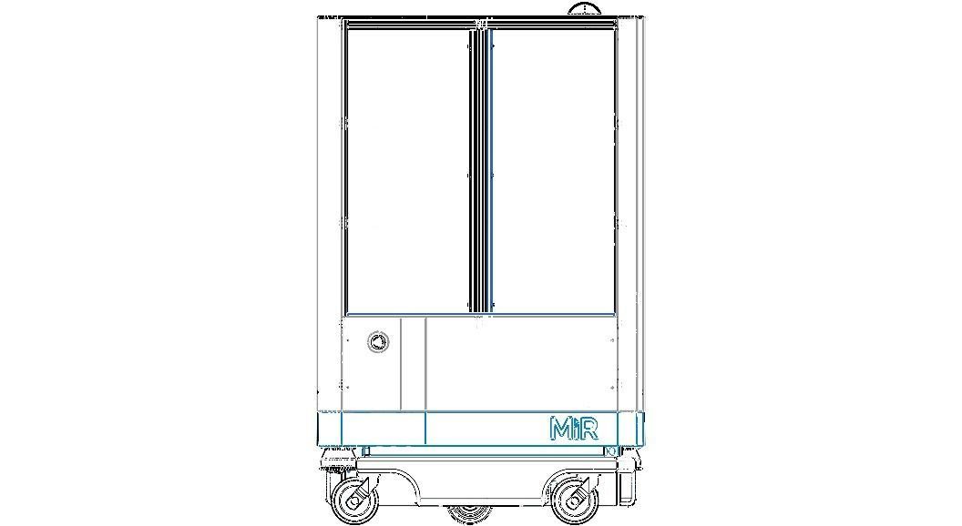 MiR200 Transport Module 3D model rigged | CGTrader