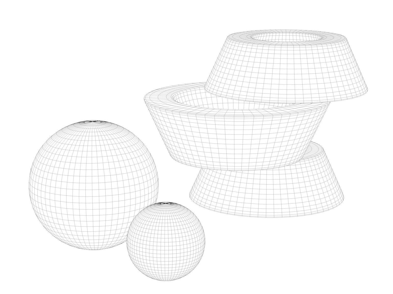 Decorative Objects Set 46 free 3D model | CGTrader