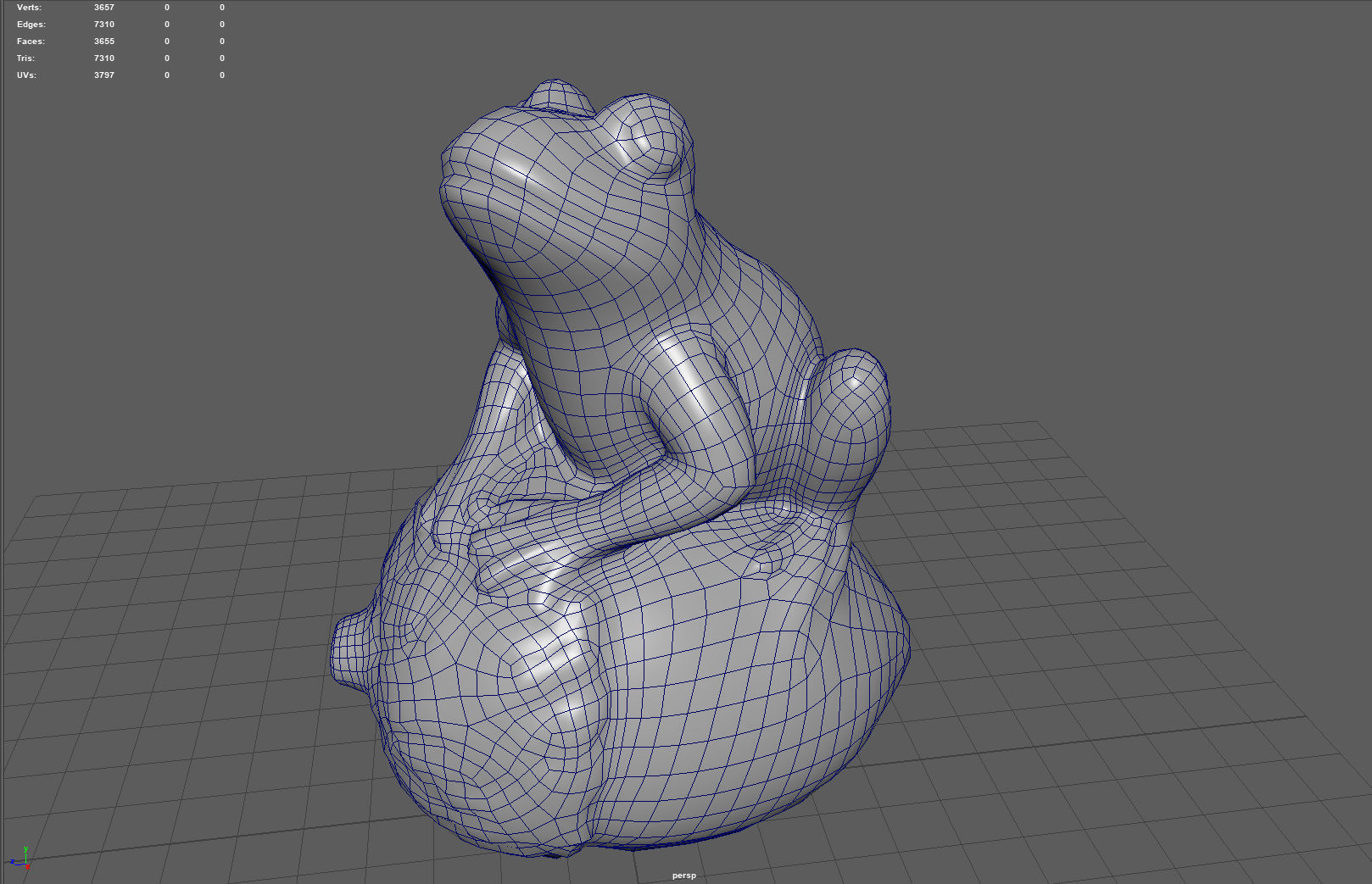 3D model Frog On Acorn VR / AR / low-poly | CGTrader