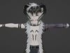 3D model Anime Model with Sakuna Markings VR / AR / low-poly | CGTrader