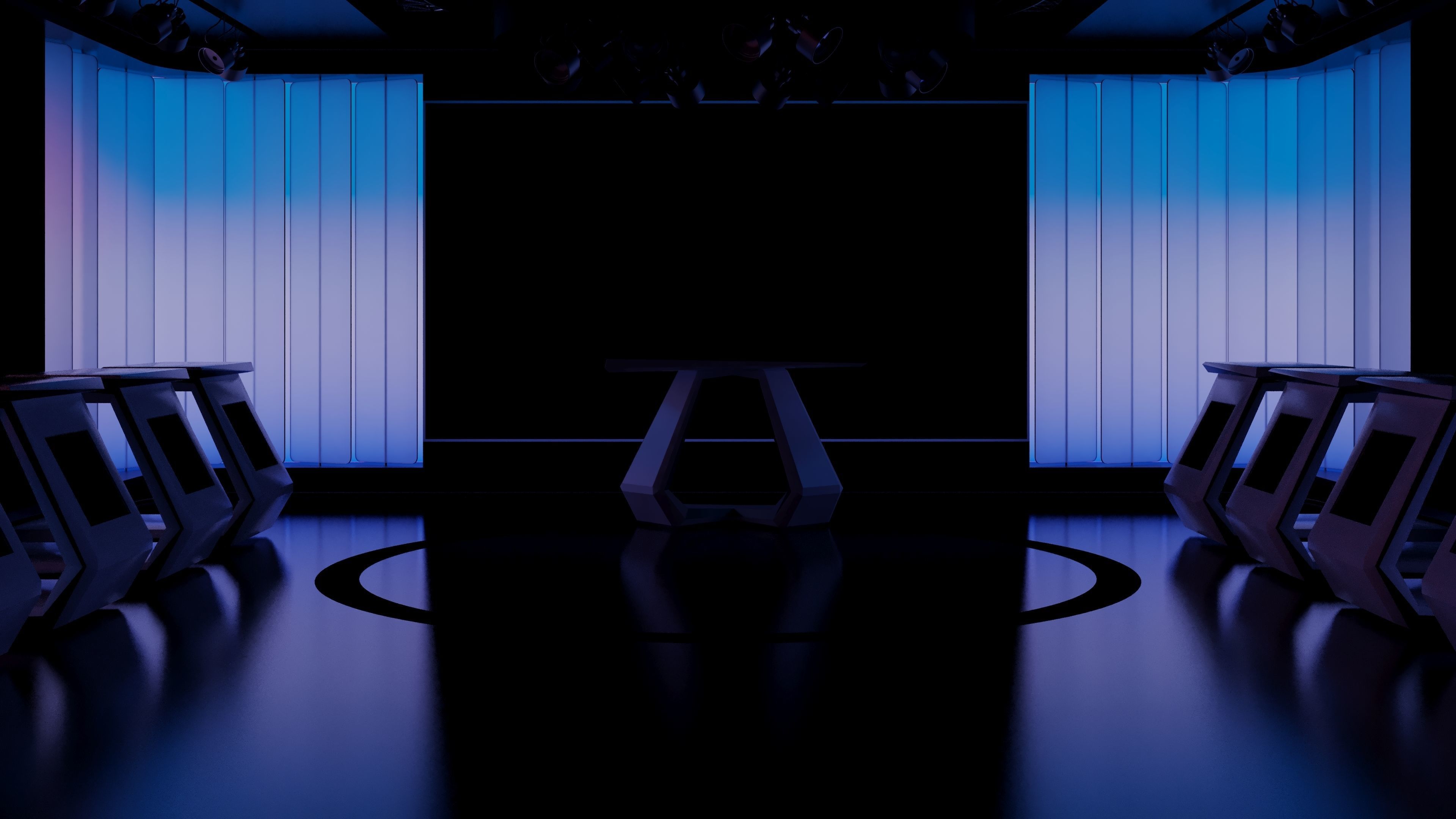 3D model Virtual Game Show Set Design VR / AR / low-poly | CGTrader