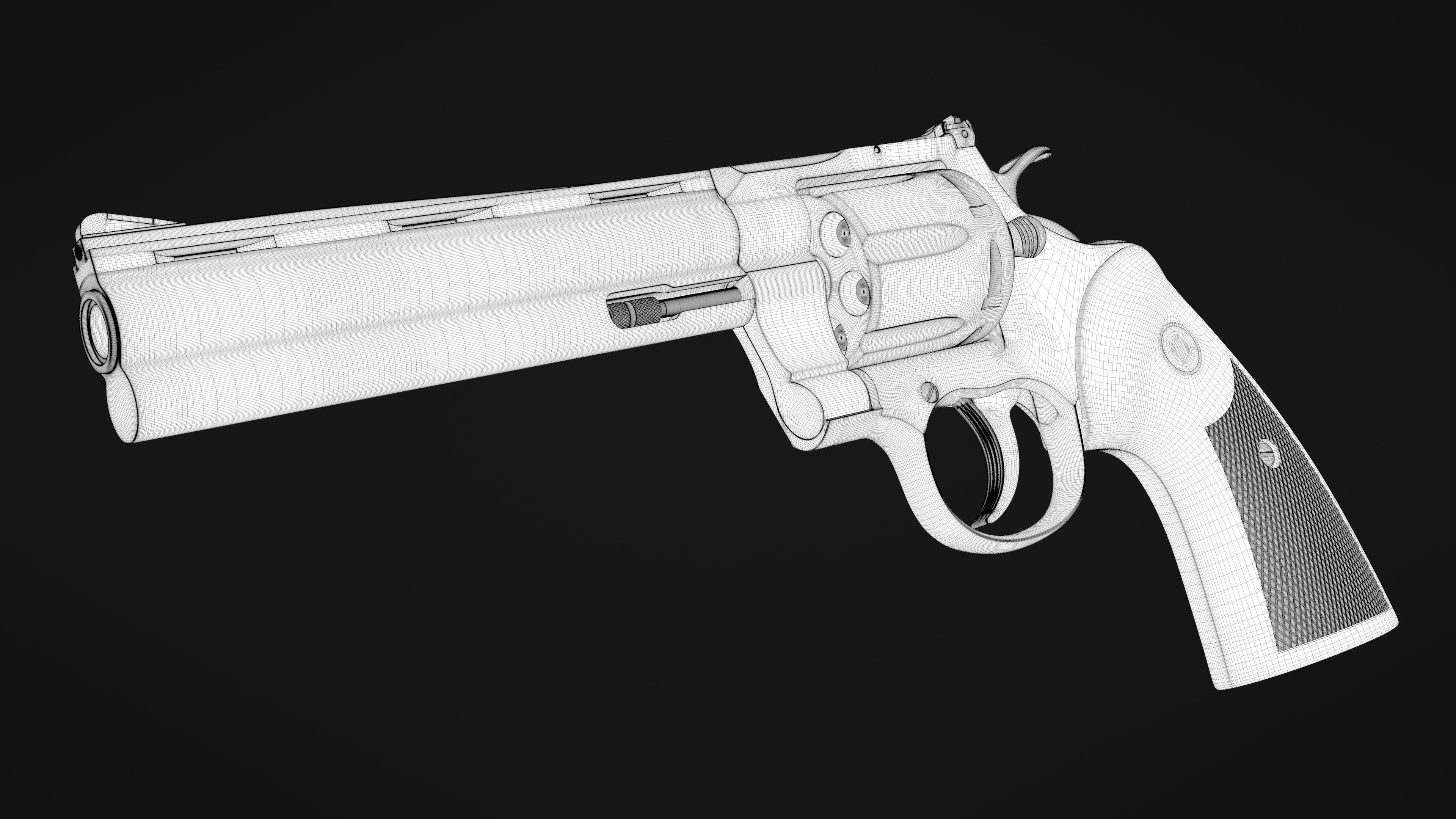 Colt Python 2020 3D model | CGTrader