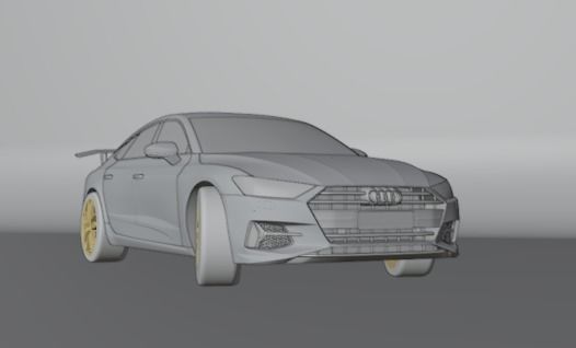 Custom Audi A7 Sedan free VR / AR / low-poly 3D model | CGTrader