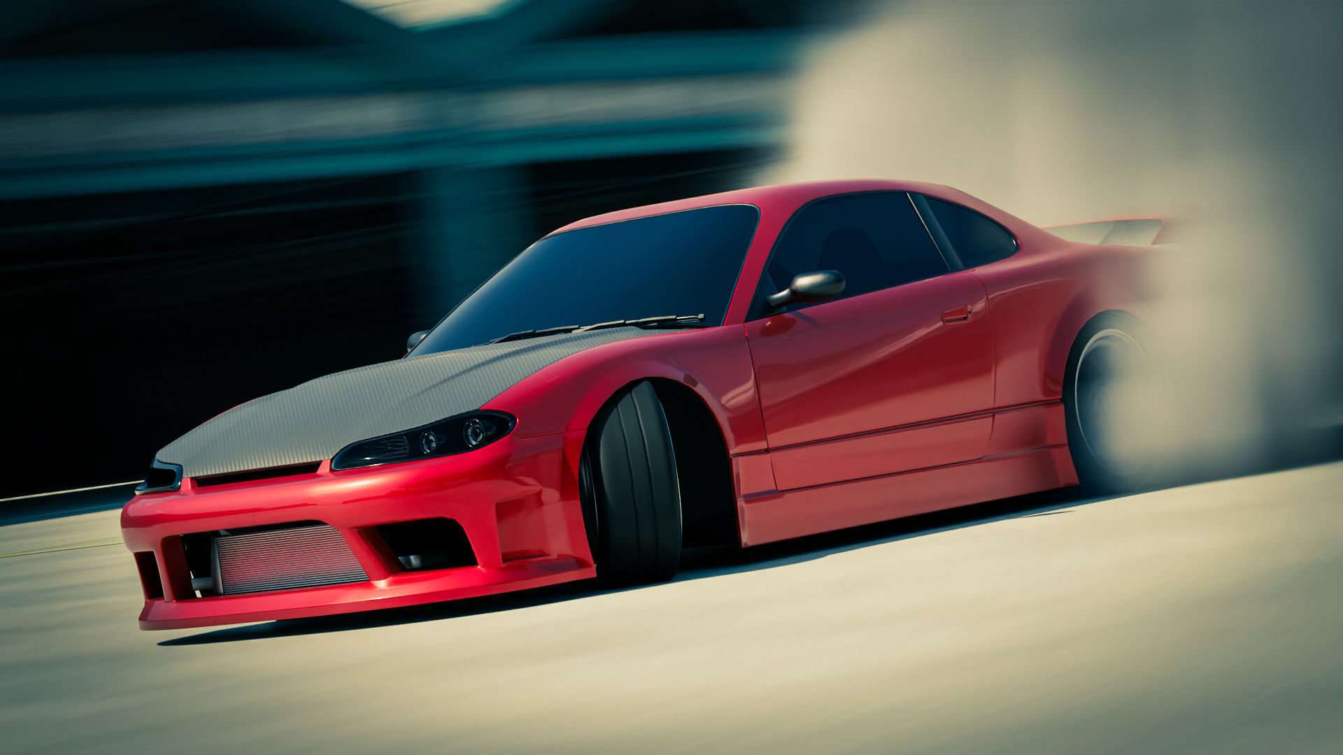 Nissan Silvia S15 Drift Tune 3D model rigged | CGTrader