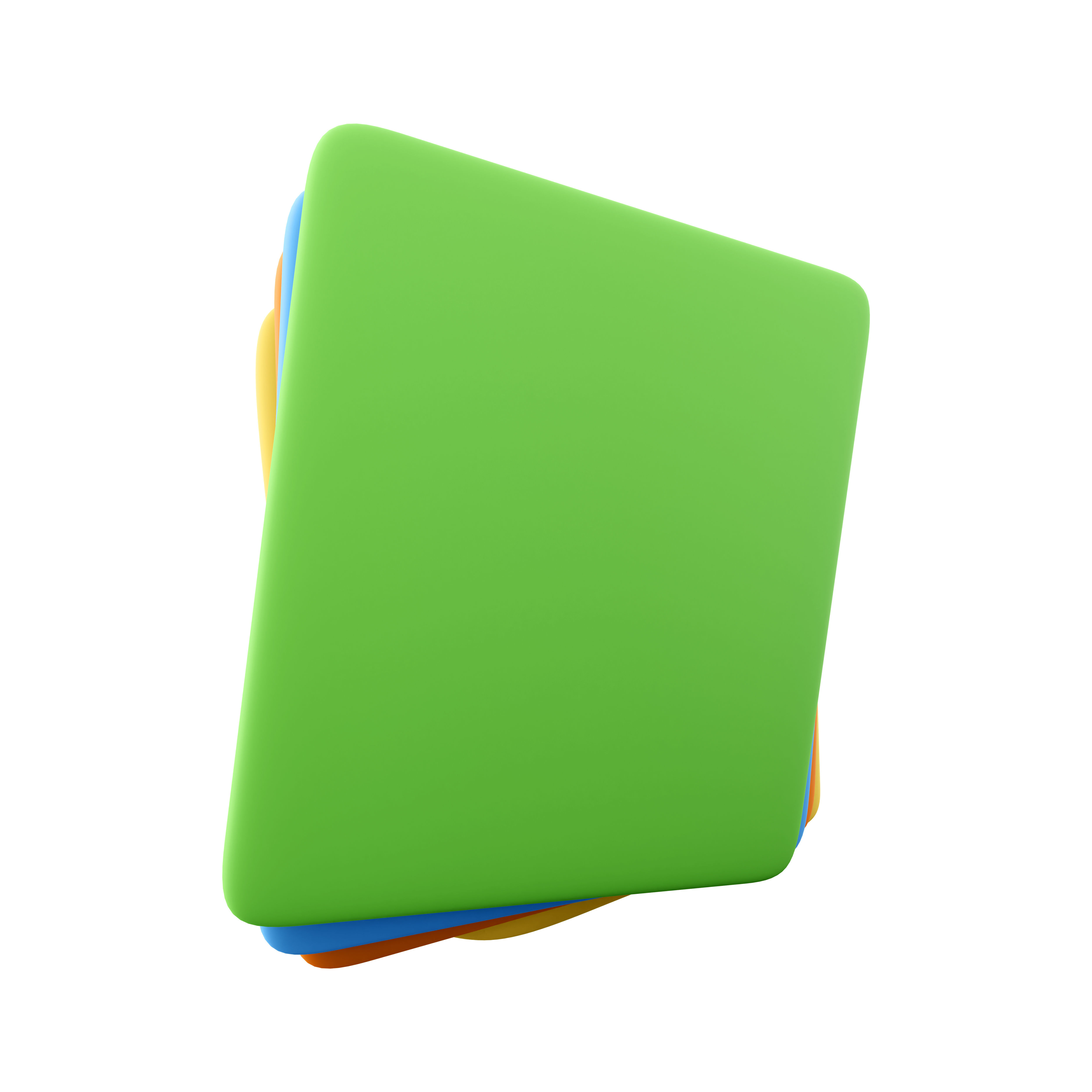 3d illustration of sticky notes on white background 3D model | CGTrader