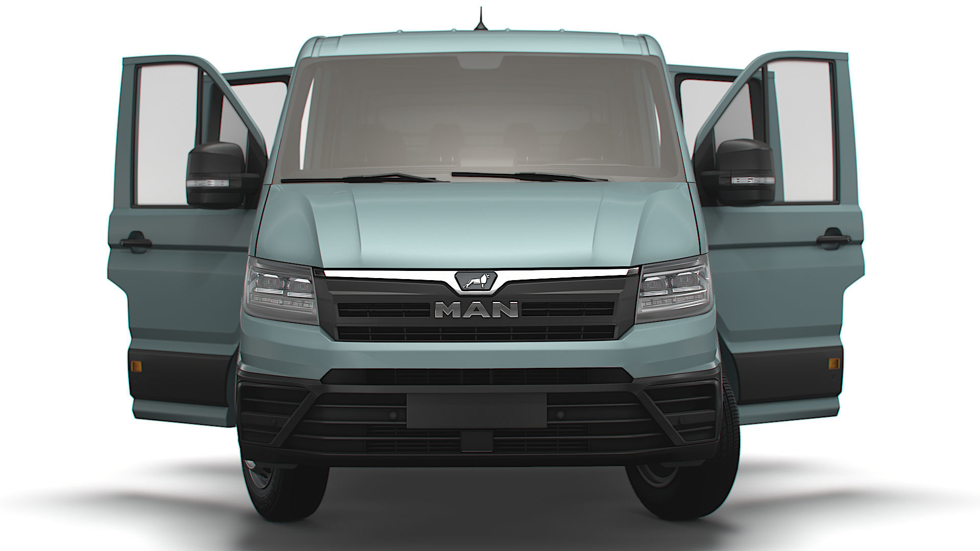 MAN TGE Chassis DoubleCab L2 HQInterior 2023 3D model | CGTrader