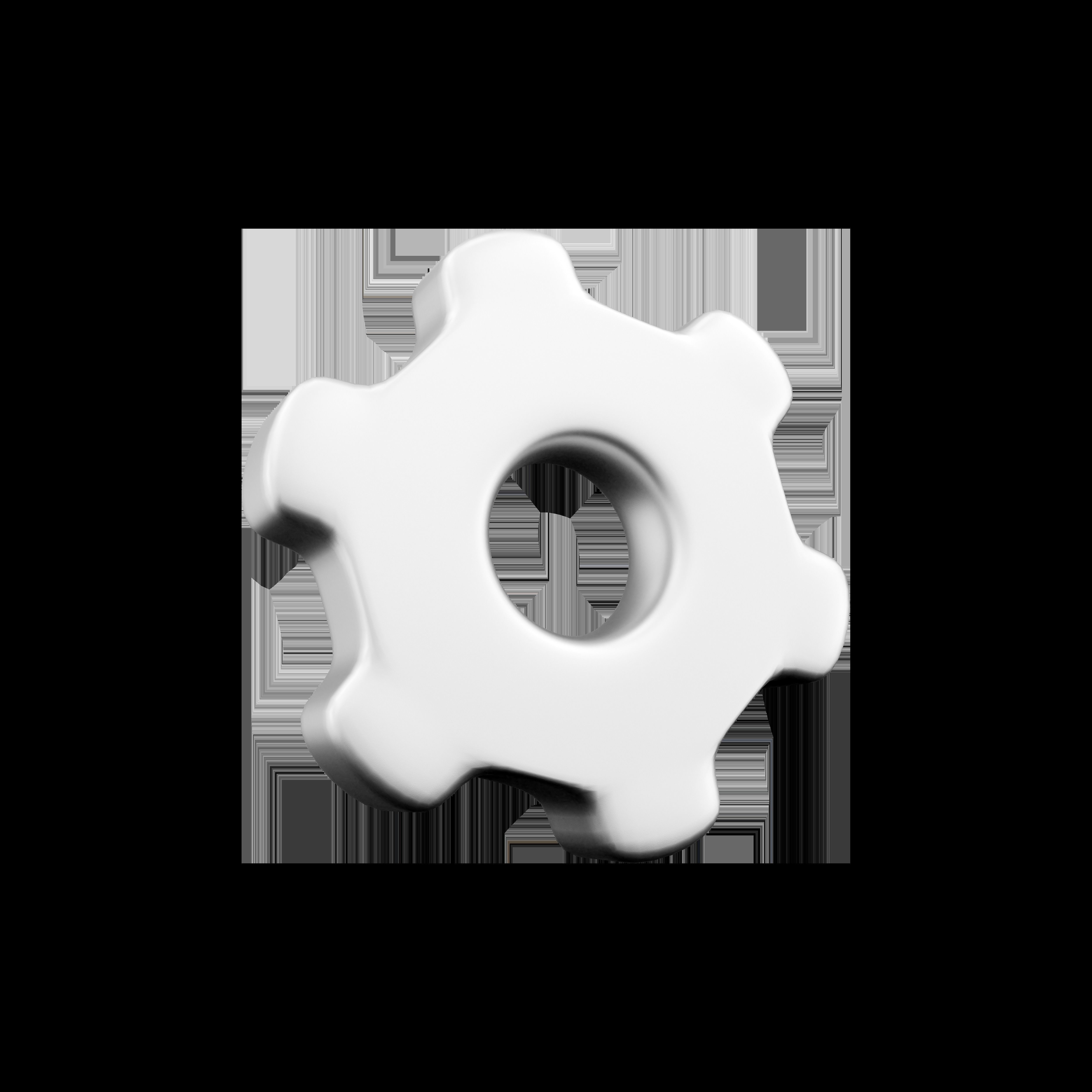 3D gear icon 3D model | CGTrader
