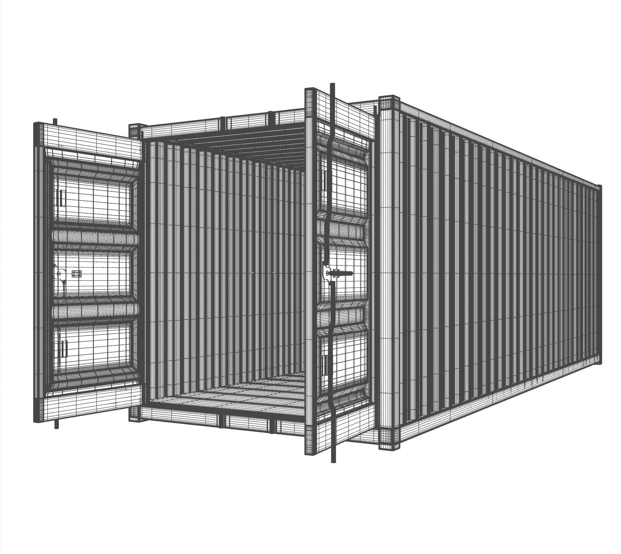 Shipping Container 3D model | CGTrader