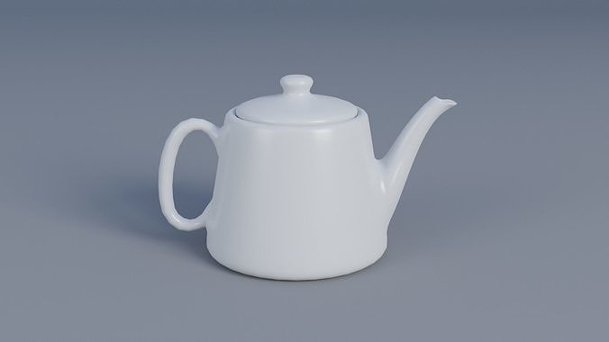 3D model Teapot VR / AR / low-poly | CGTrader