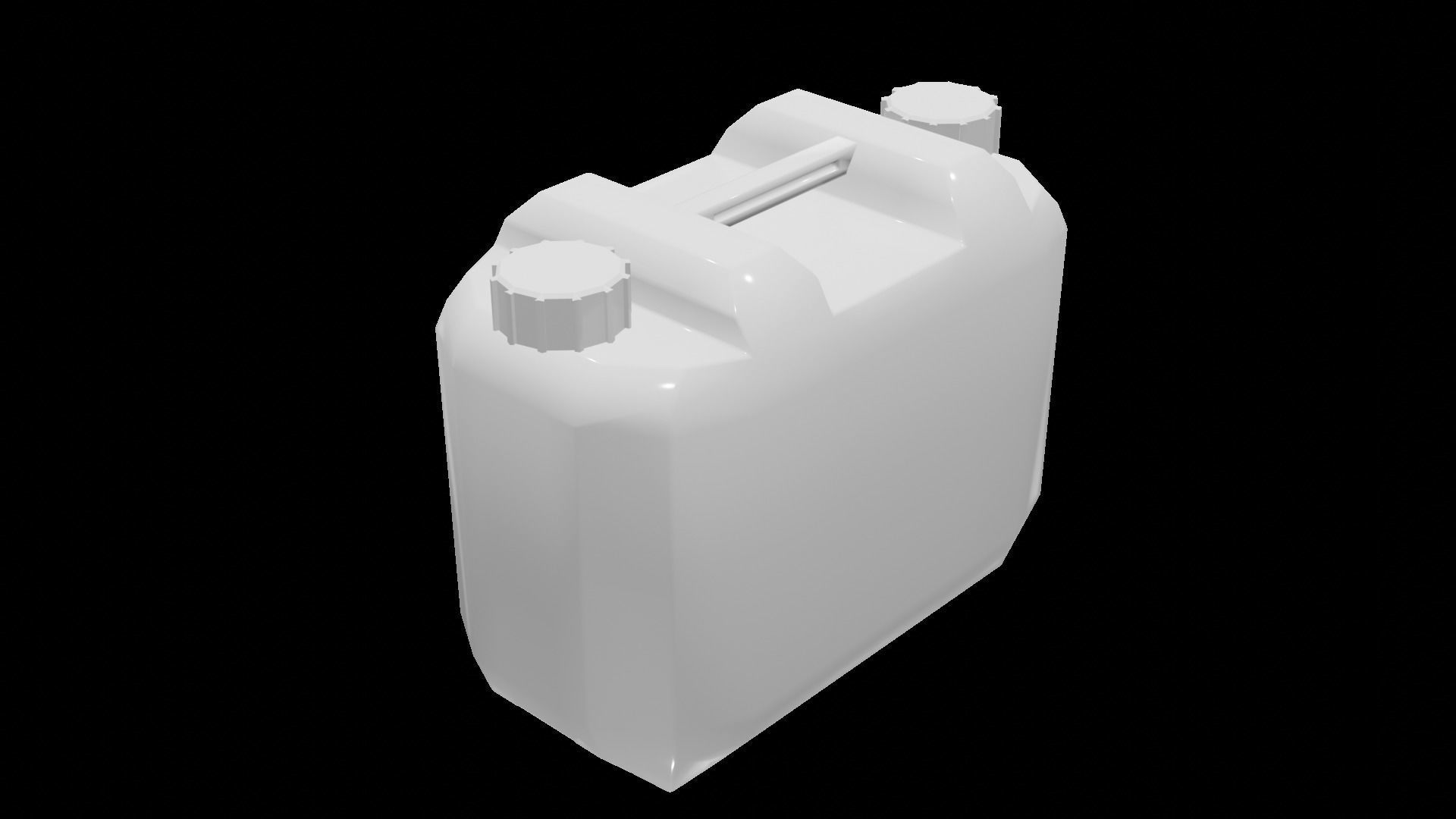 Low poly polyethylene tank for waste liquid 3D model | CGTrader
