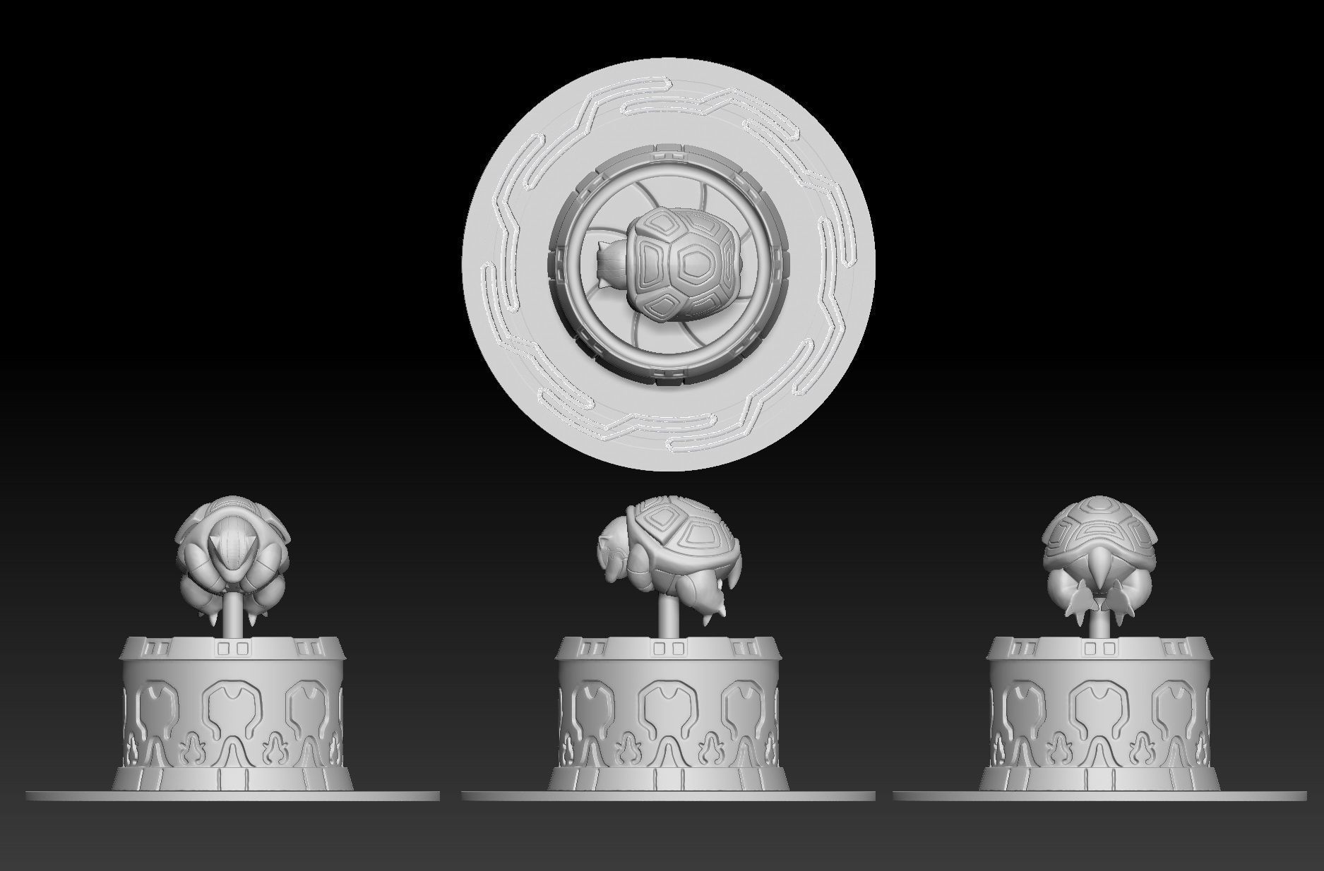Pokemon Blastoise Clone 3D model 3D printable | CGTrader