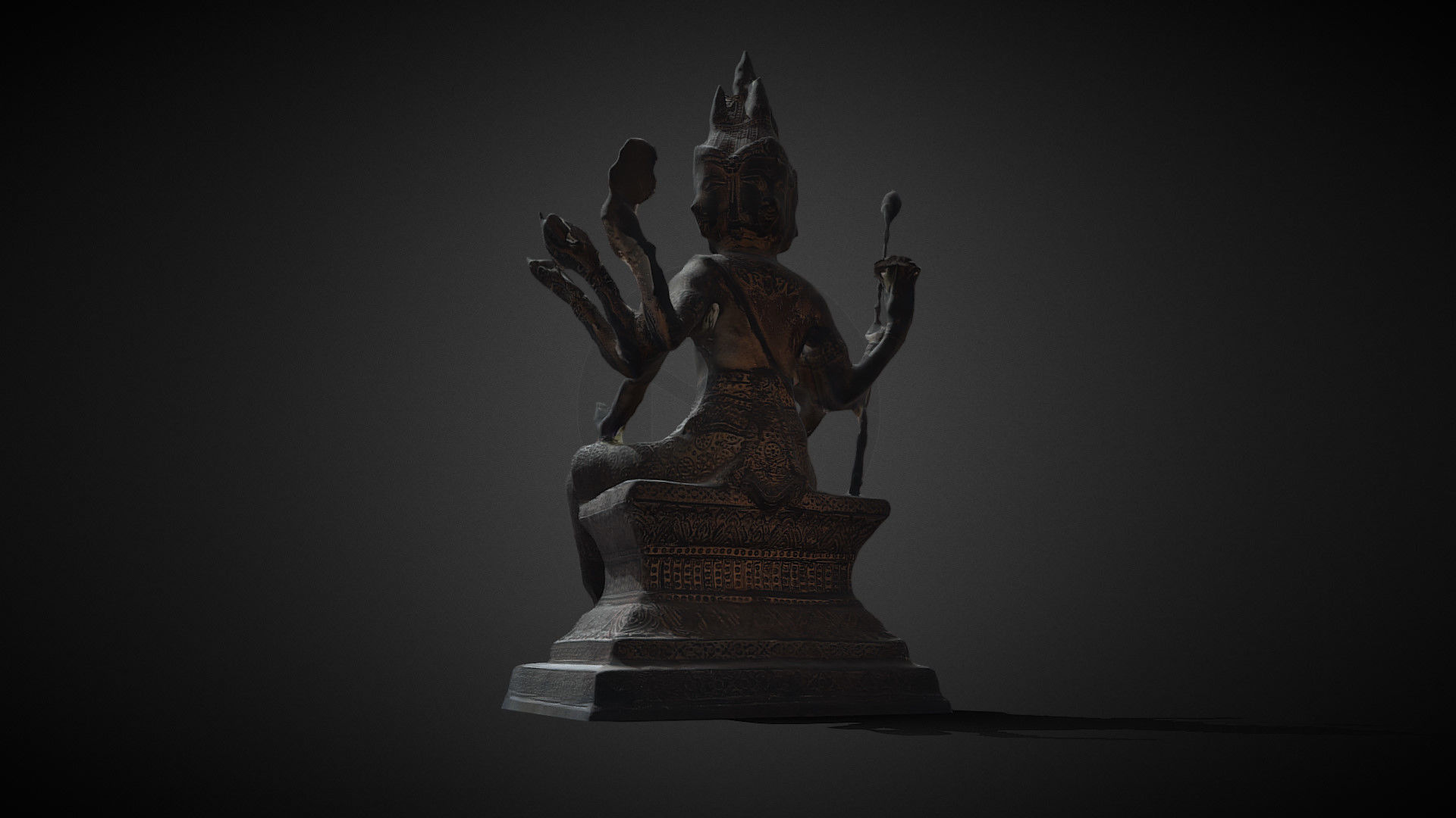 3D model Brahma statue VR / AR / low-poly | CGTrader