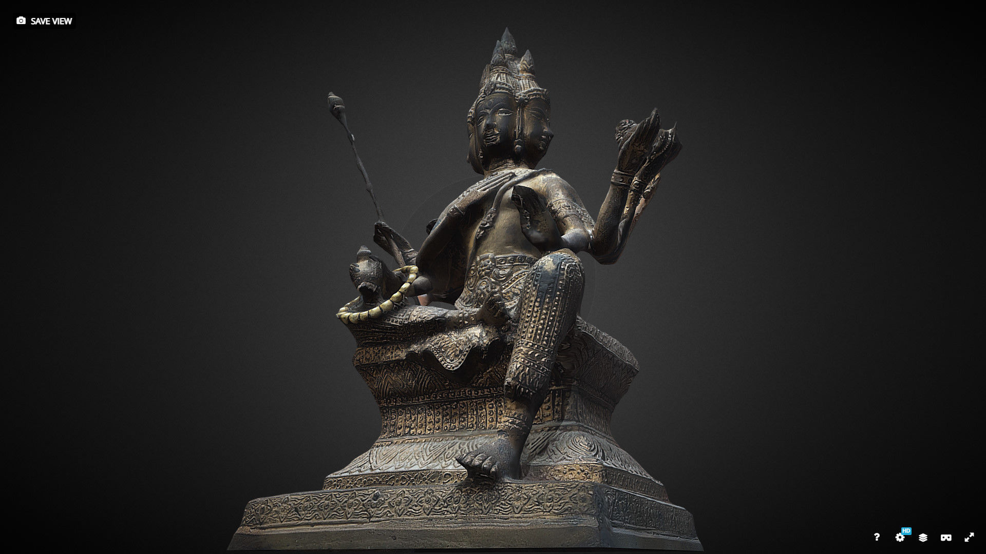 3D model Brahma statue VR / AR / low-poly | CGTrader