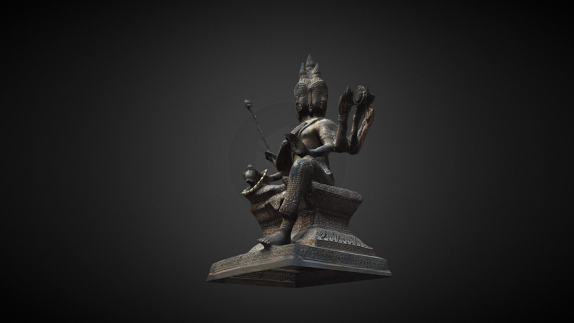 3D model Brahma statue VR / AR / low-poly | CGTrader