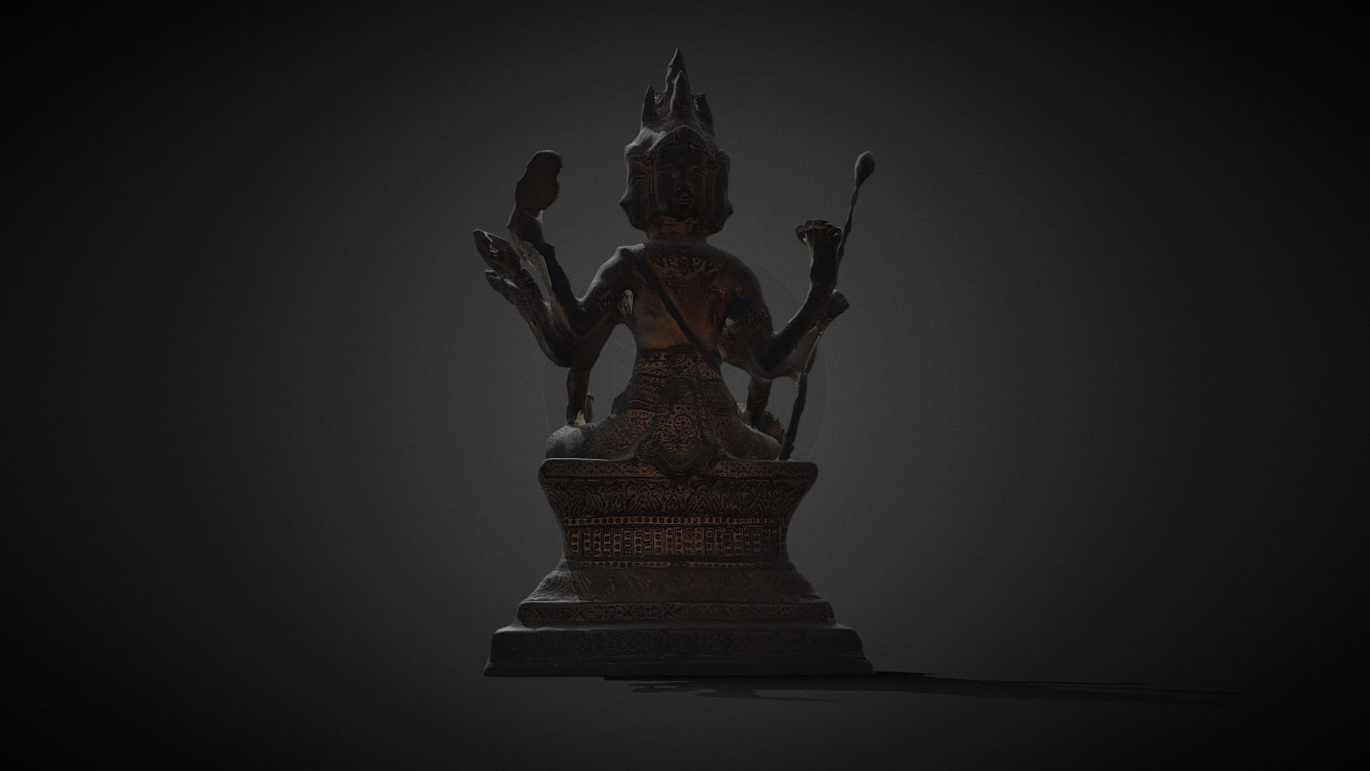 3D model Brahma statue VR / AR / low-poly | CGTrader