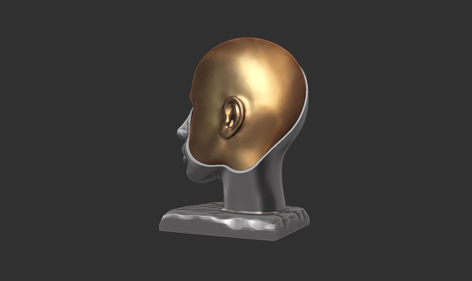 Abstract conceptual face sculpture 3D model 3D printable | CGTrader