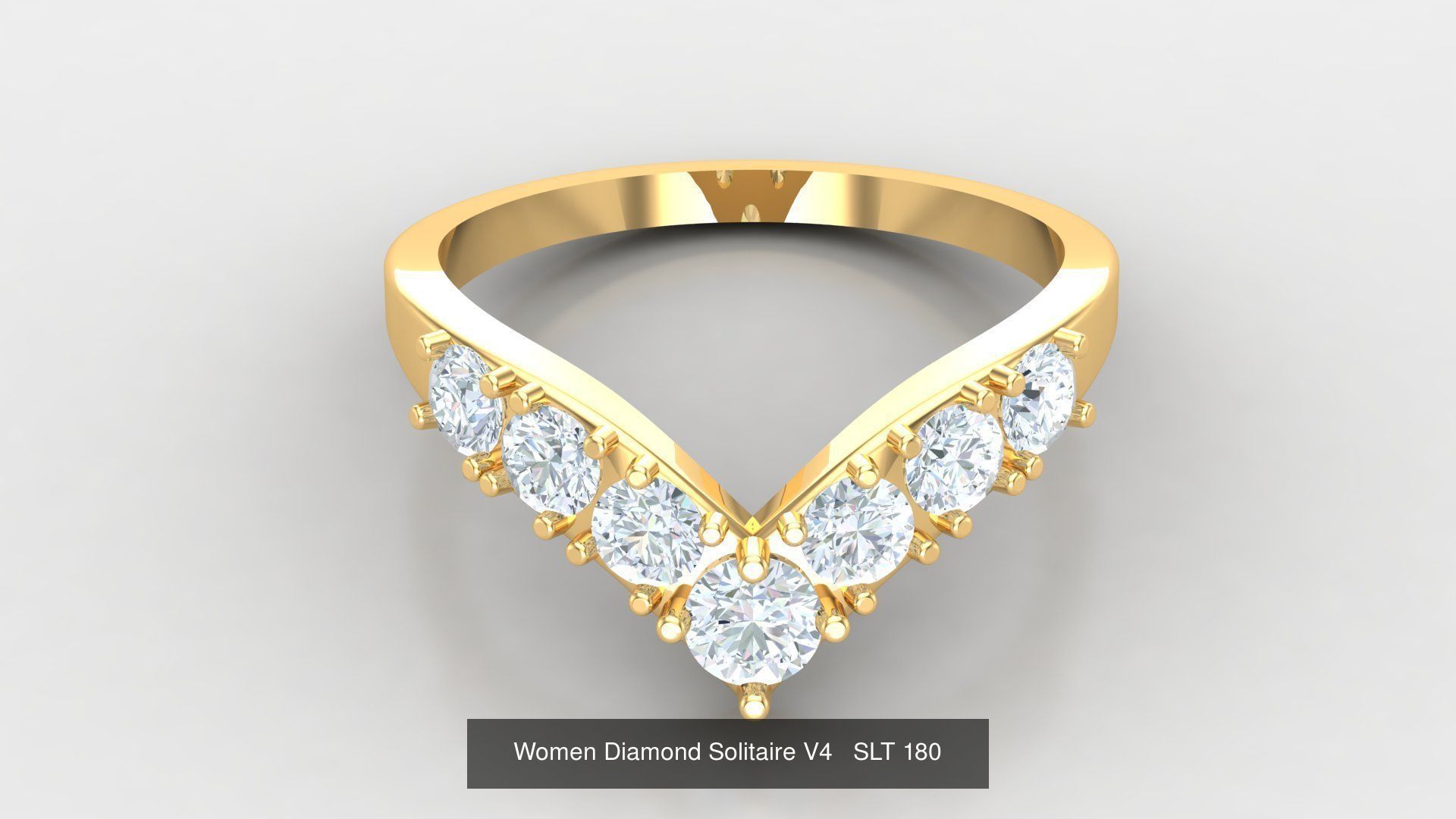 Bulk Discount 51 Diamond Ring Solitaire Cad 3D Model Collection | CGTrader