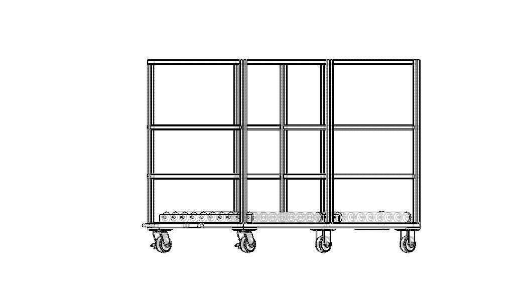 Roller Transfer Carts Trolley free 3D model rigged | CGTrader
