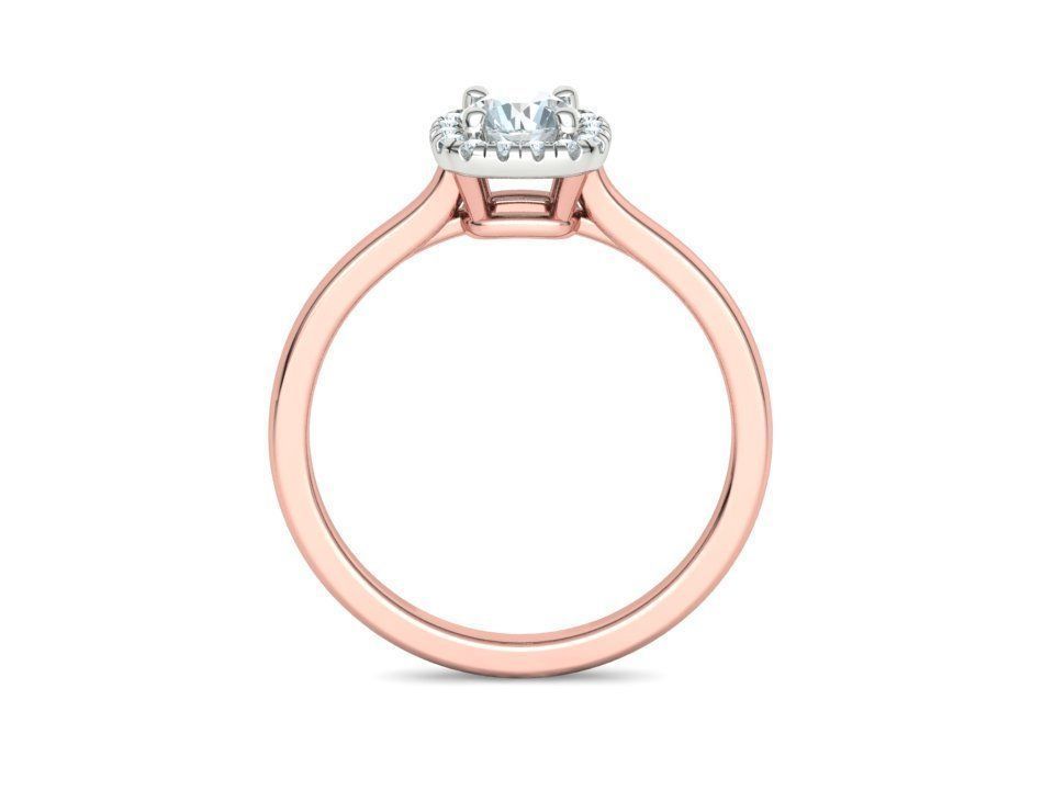 Halo Engagement Ring 40 pointer diamond stone 3dmodel 3D model 3D ...
