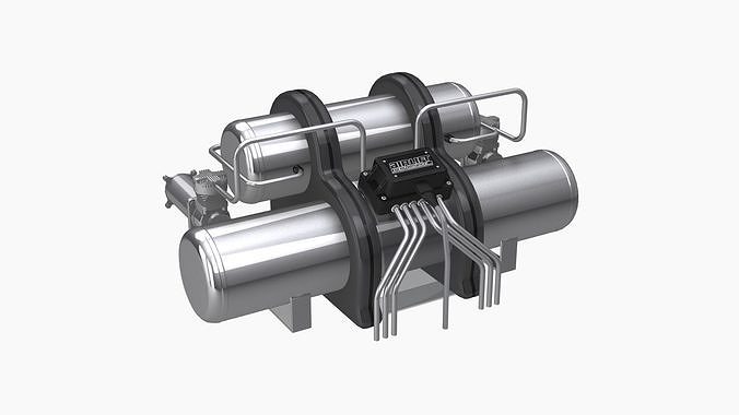 3D model Airlift Performance air suspension kit C VR / AR / low-poly ...