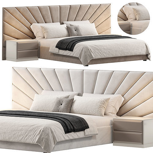 NICE Bed by Cazarina 3D model | CGTrader