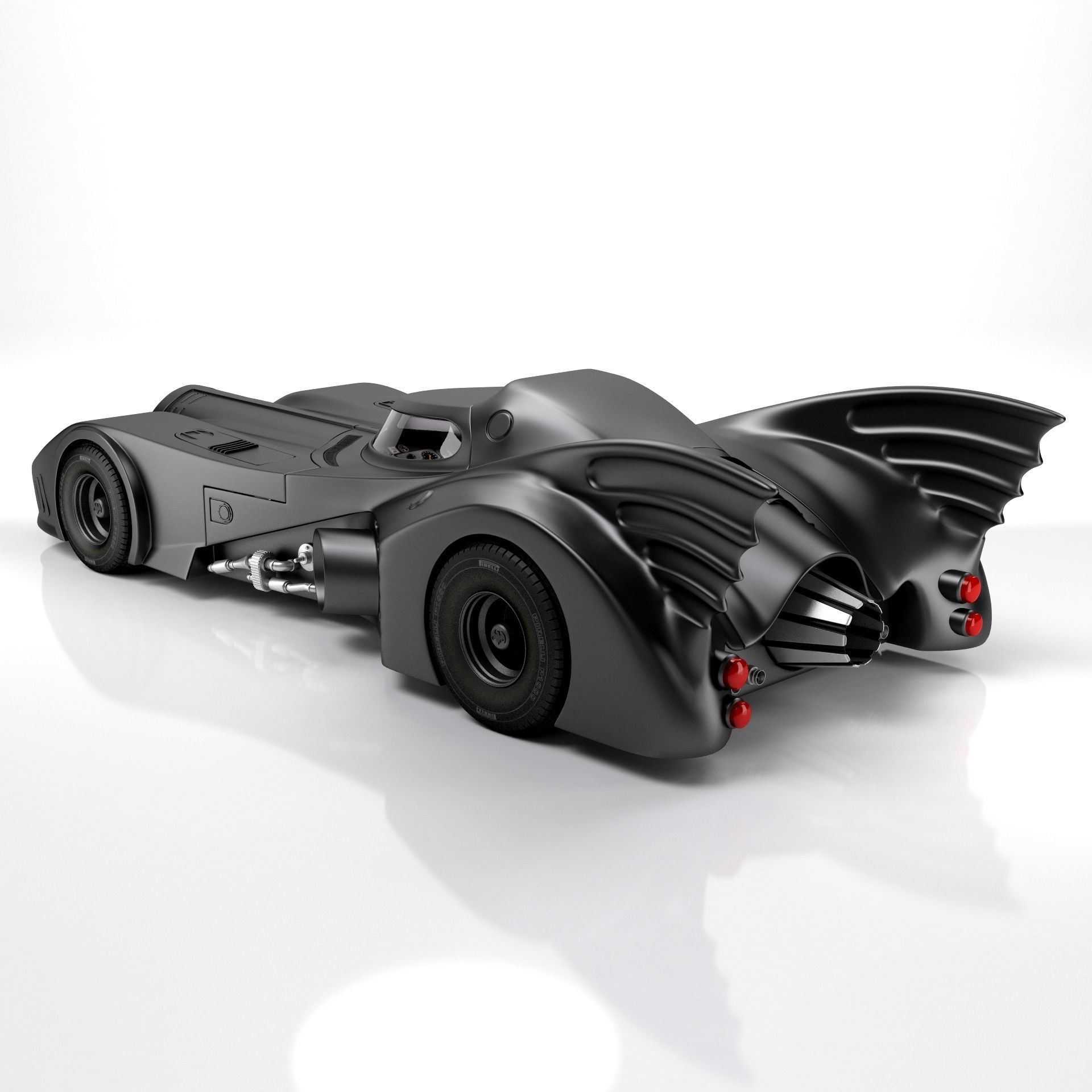 Batmobile 1989 3D model | CGTrader