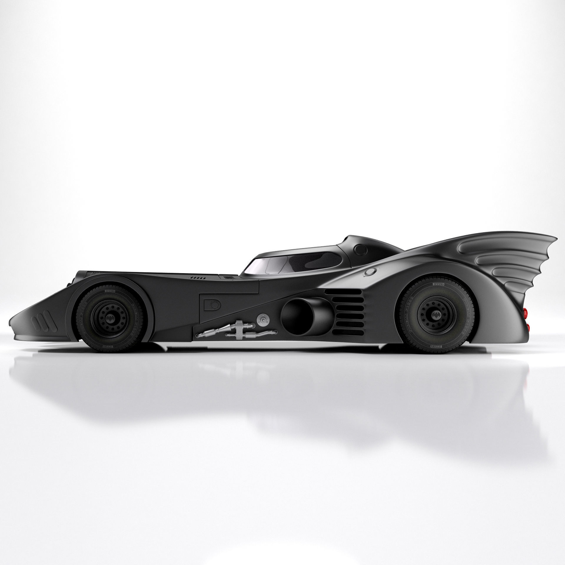 Batmobile 1989 3D model | CGTrader