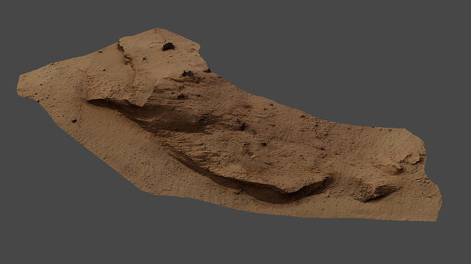 Sandcliff01 3D model | CGTrader