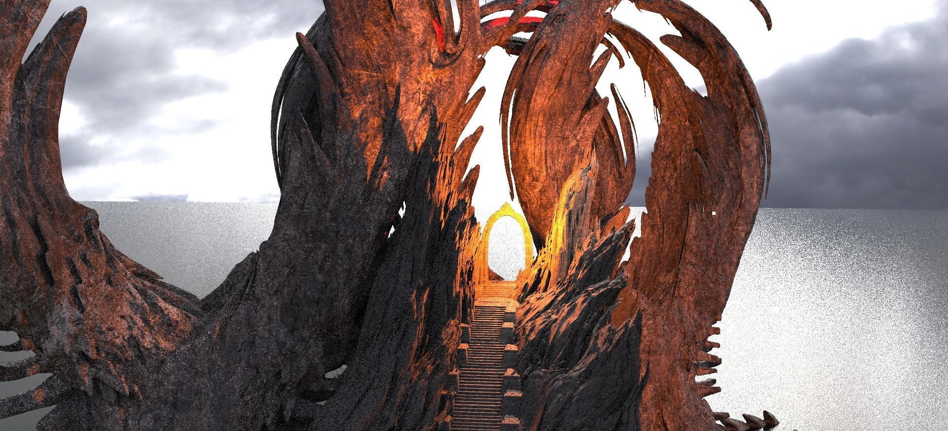 Ancient Druid Rock Monolith 3D model | CGTrader
