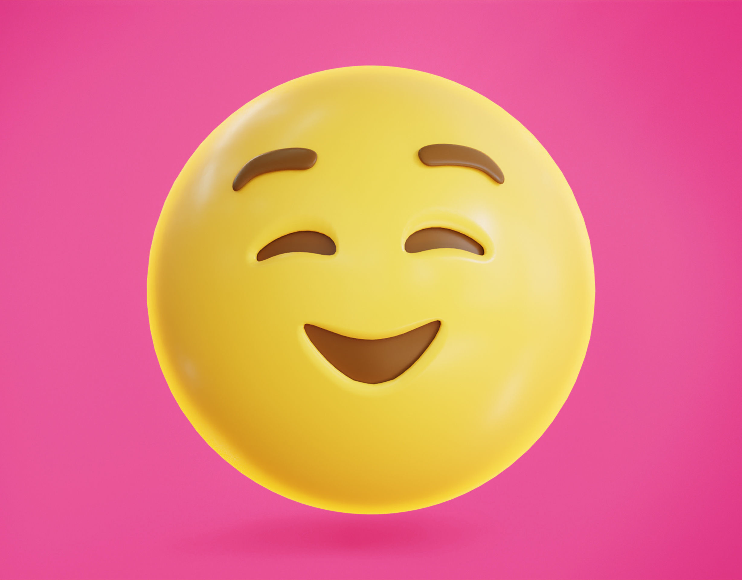 3D model Smiling face Animated Emoji VR / AR / low-poly | CGTrader