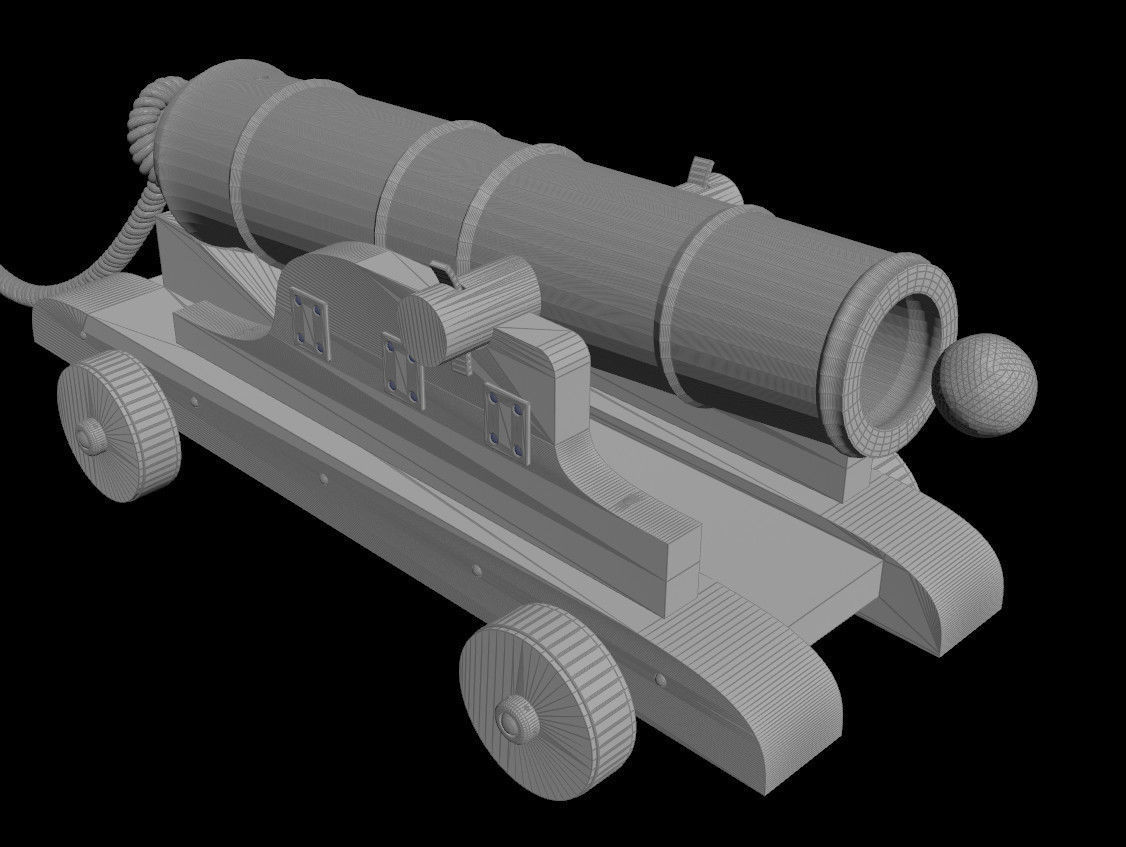 ancient cannon mortar 3D model | CGTrader