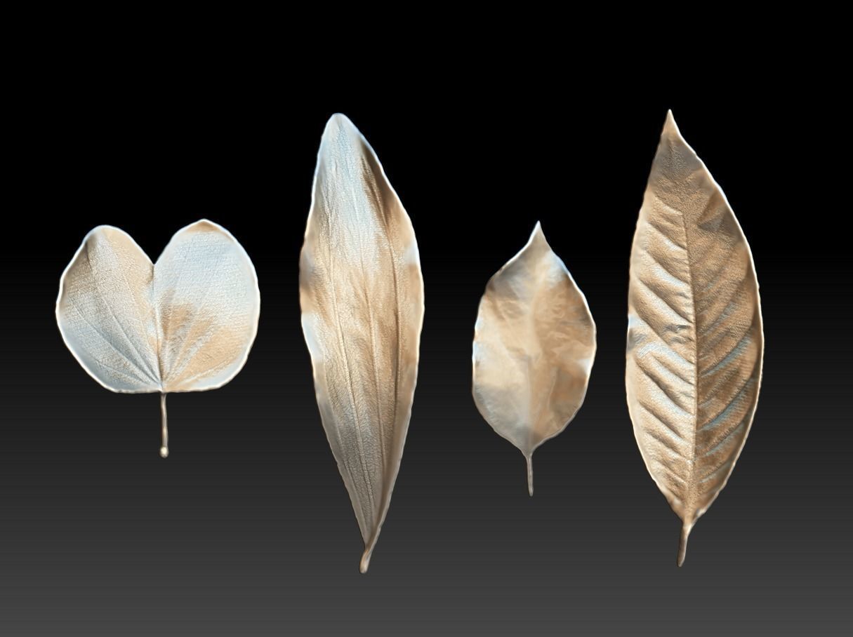 3D printed leaf STL 3D printed leaf STL 3D model 3D printable | CGTrader