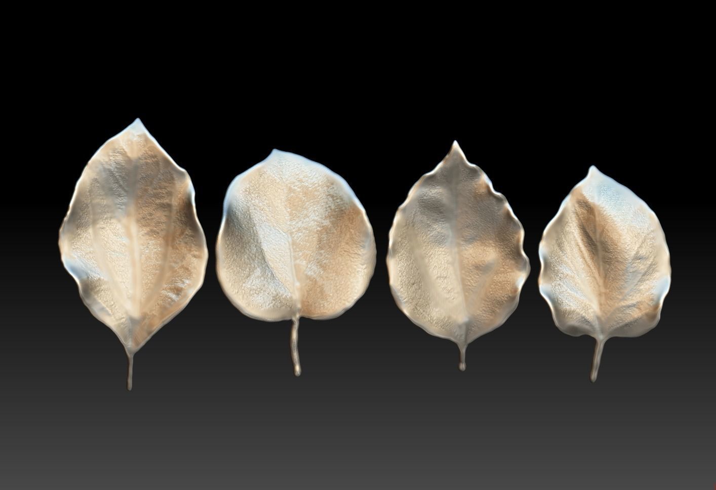 3D printed leaf STL tree leaves Antion 3D model 3D printable | CGTrader