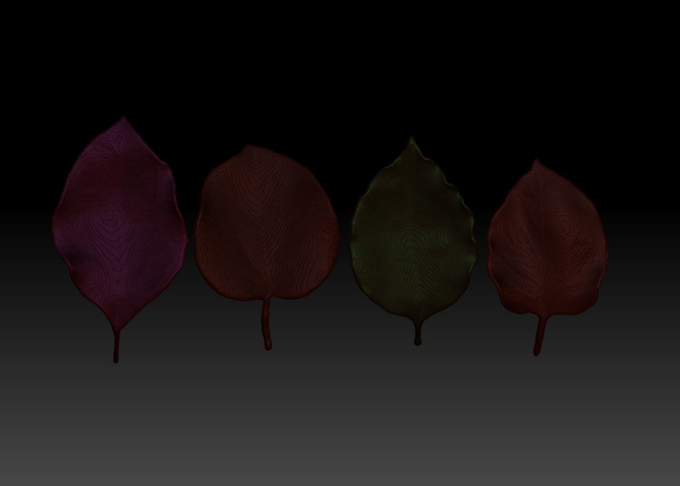 3D printed leaf STL tree leaves Antion 3D model 3D printable | CGTrader