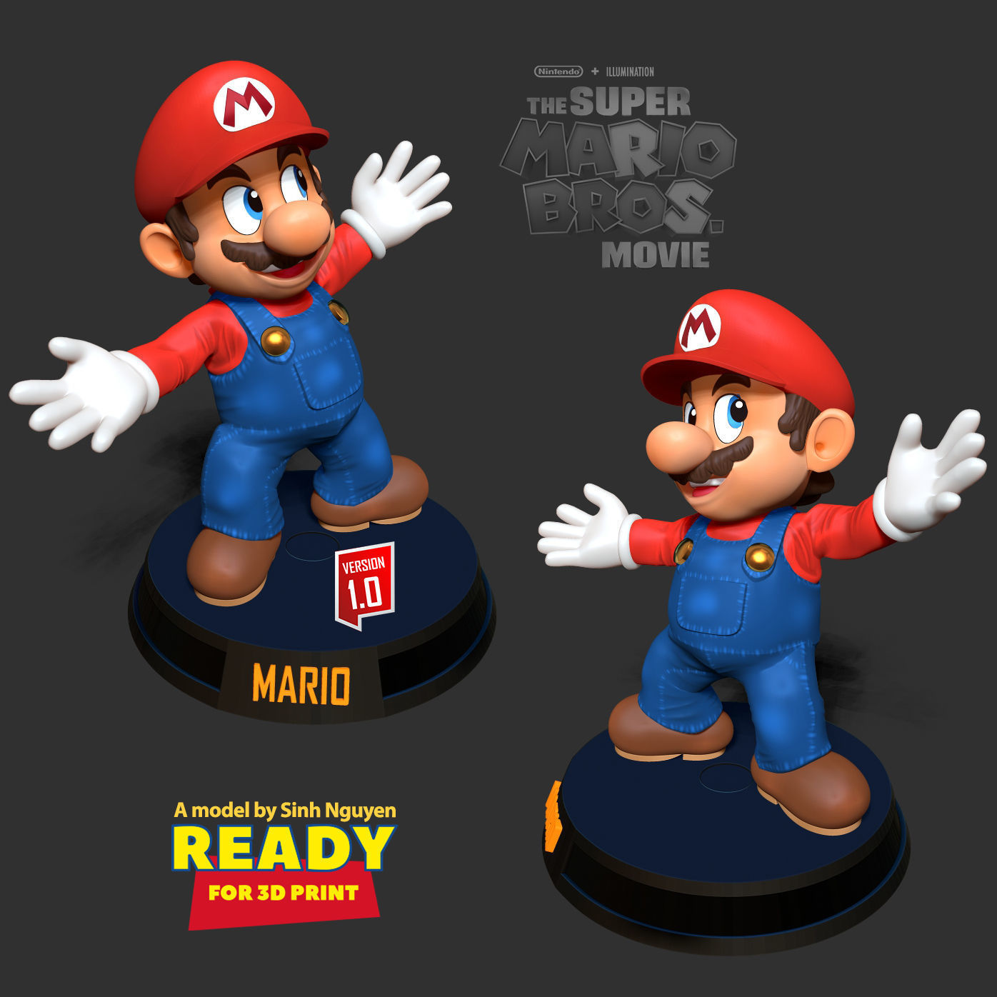 The Super Mario Bros Movie Fanart 3D model 3D printable | CGTrader