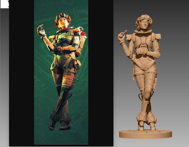 Apex Legends Horizon 3D print OBJ STL 3D model 3D printable | CGTrader