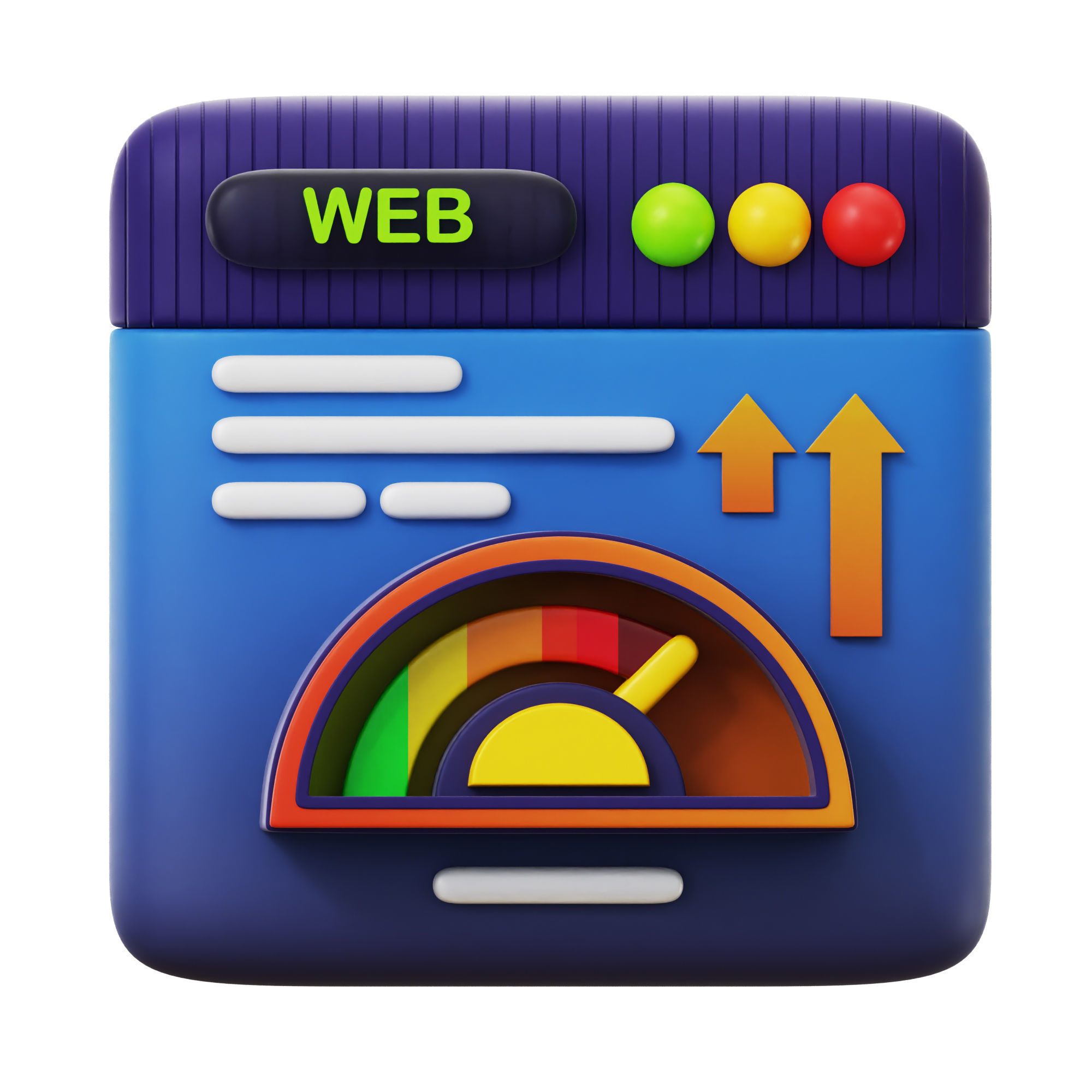 3D model 3D Browser Speed VR / AR / low-poly | CGTrader