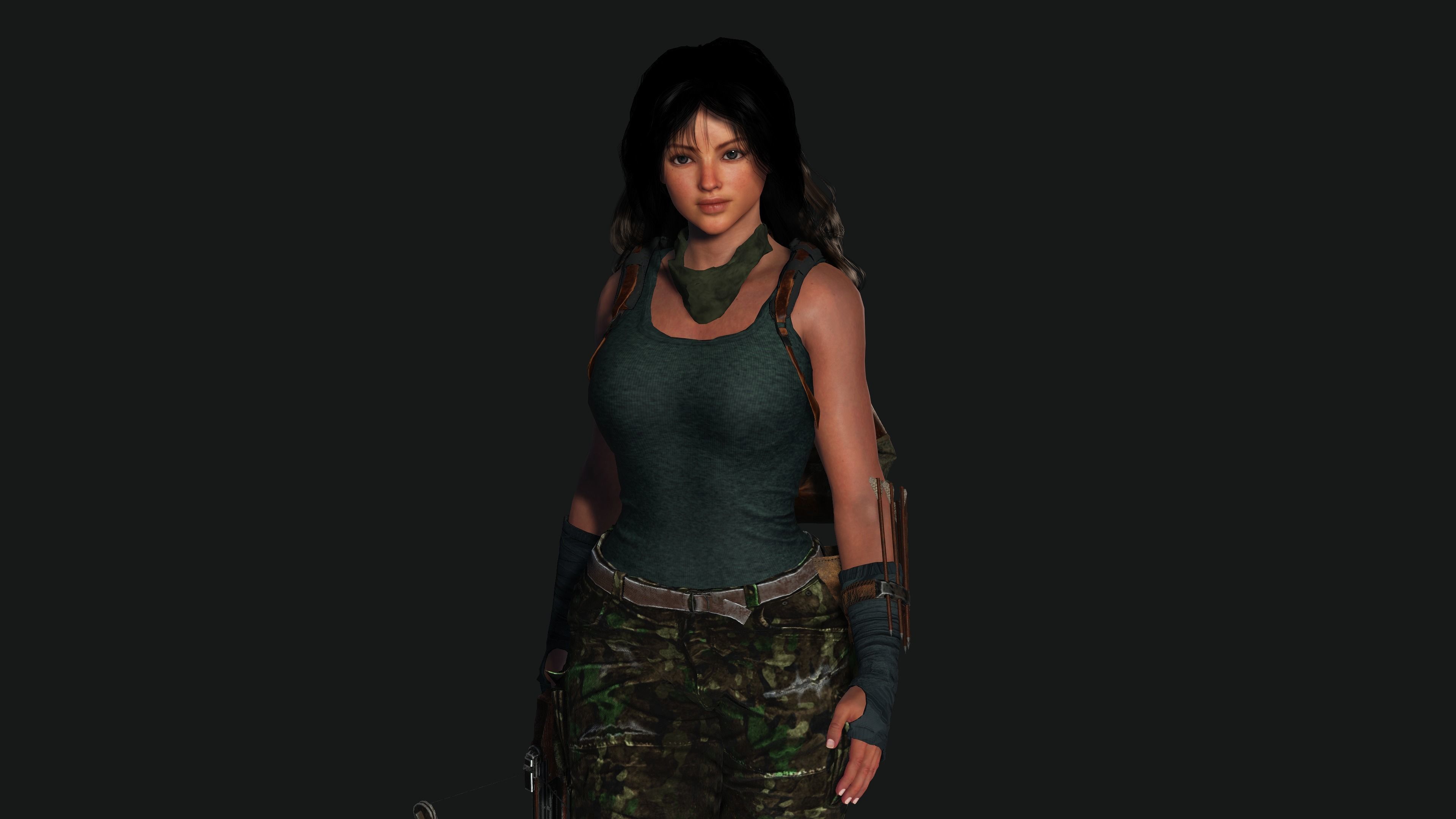 3D model 3D FEMALE APOCALYPSE SURVIVAL ALICE-REALISTIC RIG GAME ...