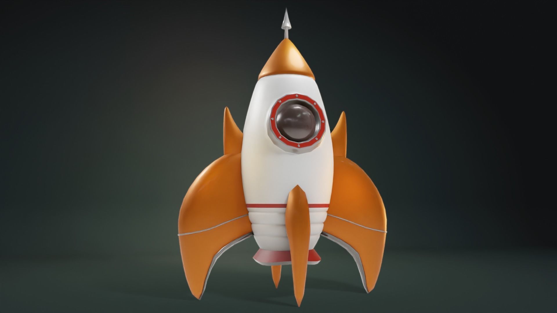 Rocket 3D Model Cartoon free VR / AR / low-poly 3D model | CGTrader