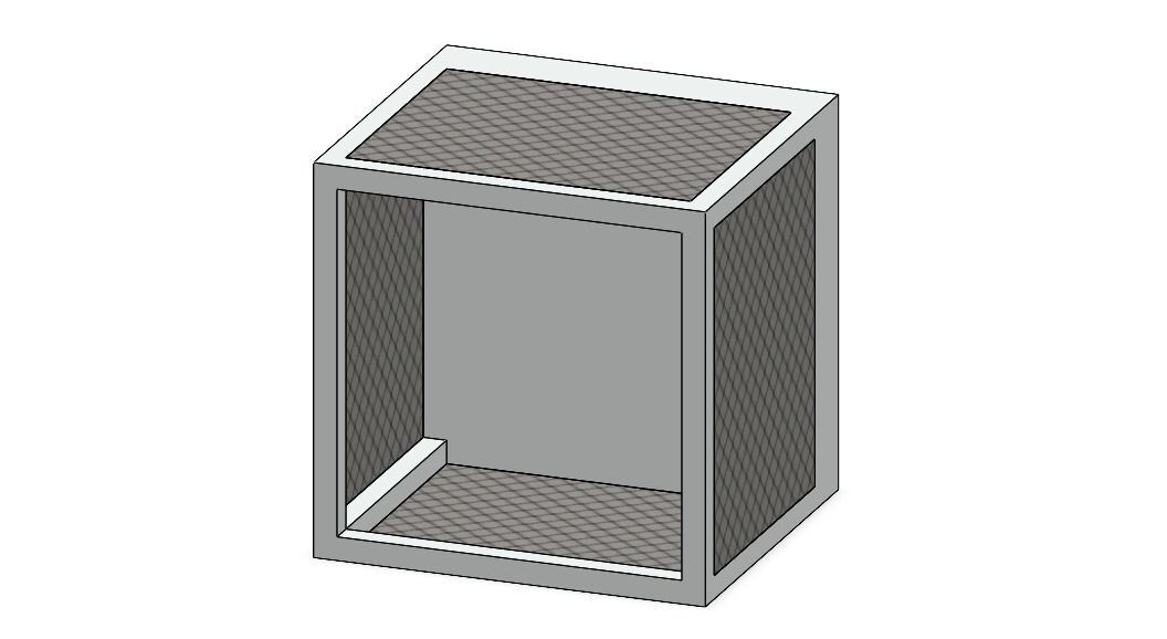 Chain Link Metal Container free 3D model rigged | CGTrader