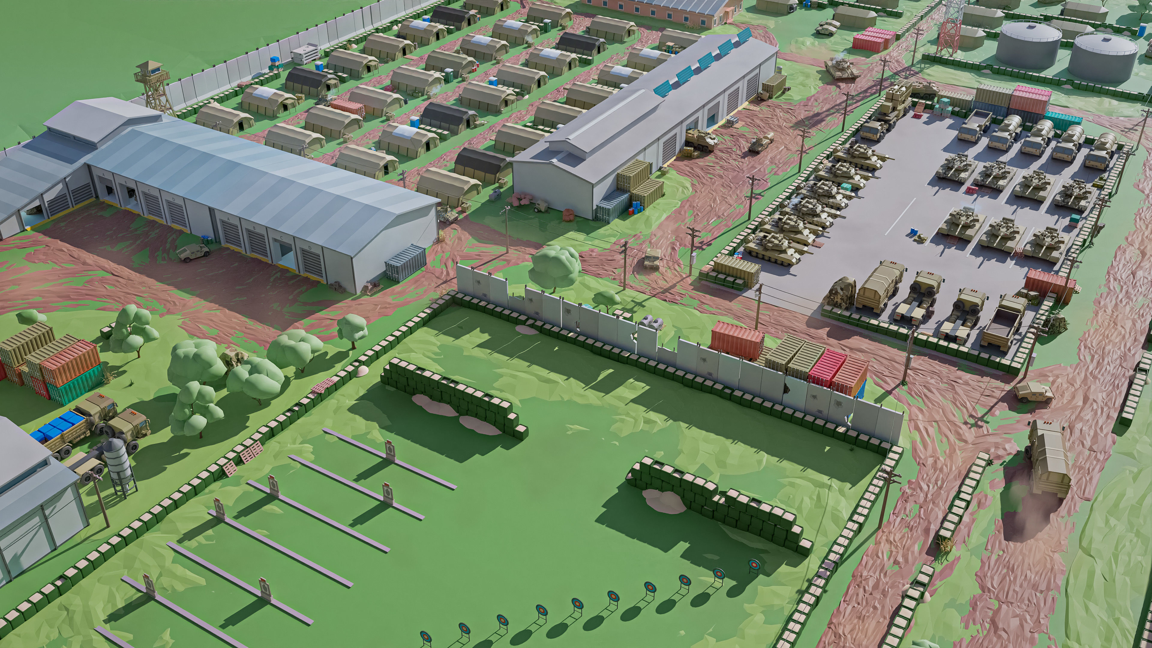 3D model Military 2 VR / AR / low-poly | CGTrader