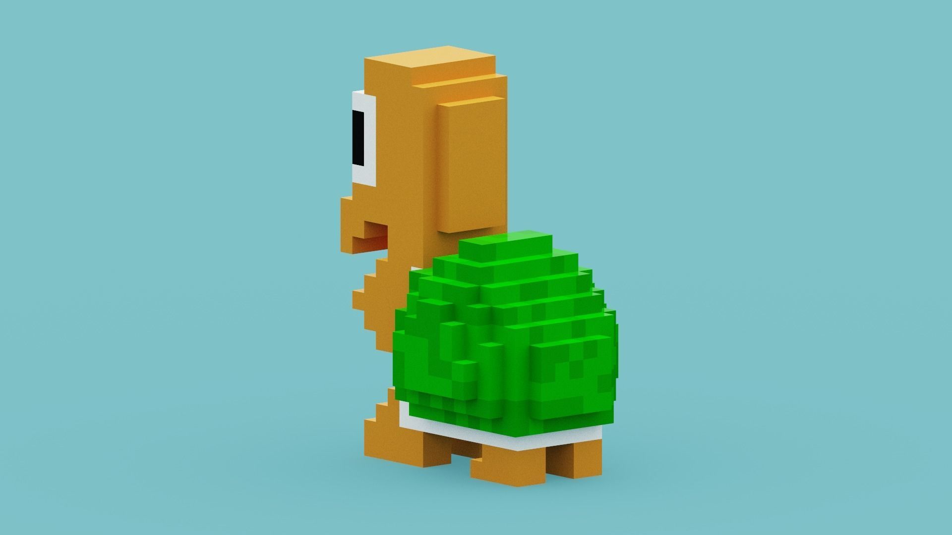 3D model Mario Turtle VR / AR / low-poly | CGTrader