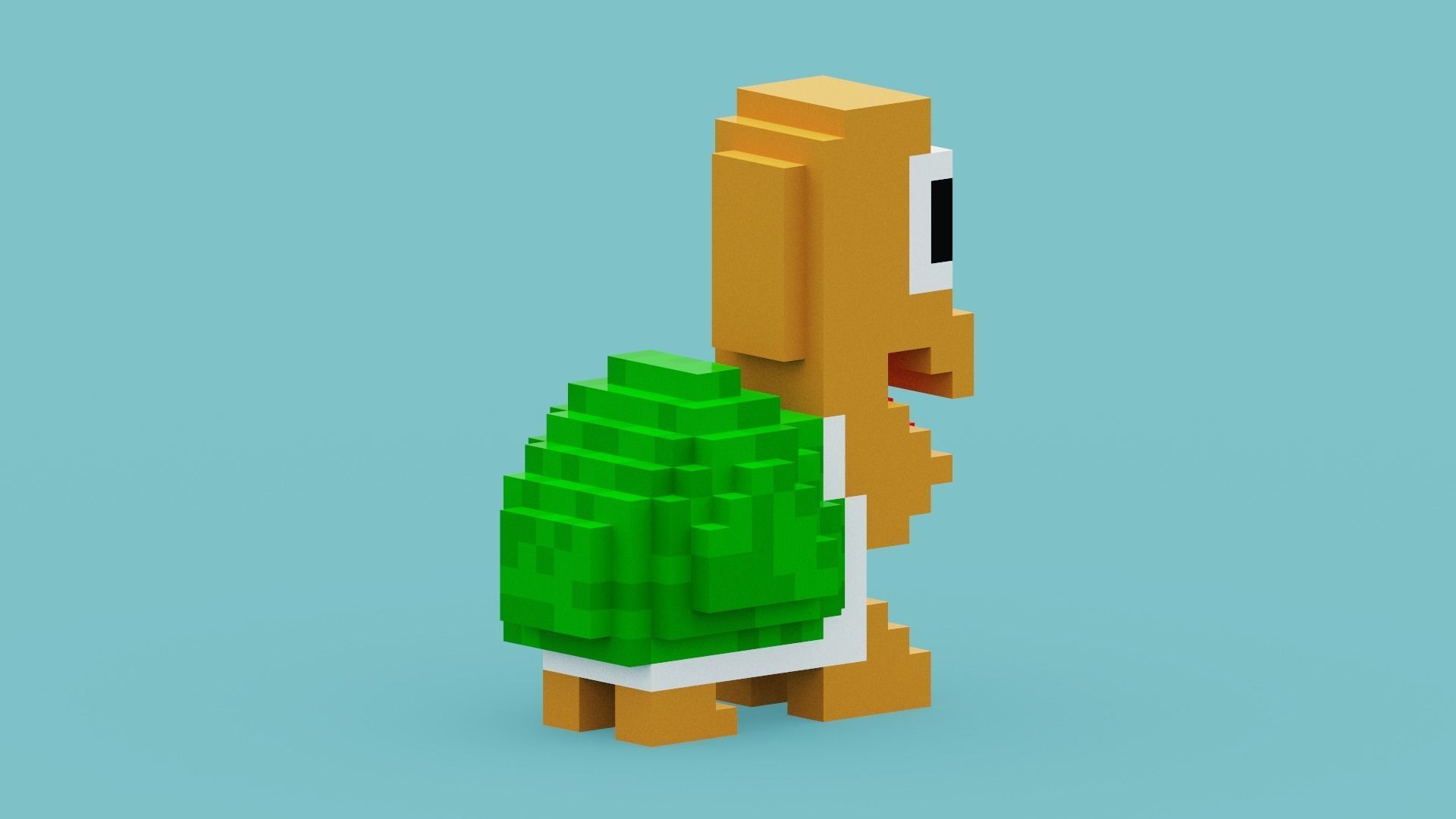 3D model Mario Turtle VR / AR / low-poly | CGTrader